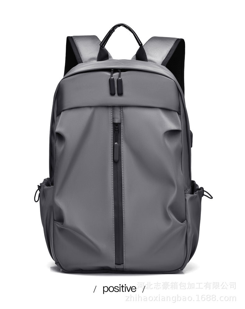 Рюкзак Snow Plume Bird, для студентов, ткань Оксфорд, серый, 20-35 л