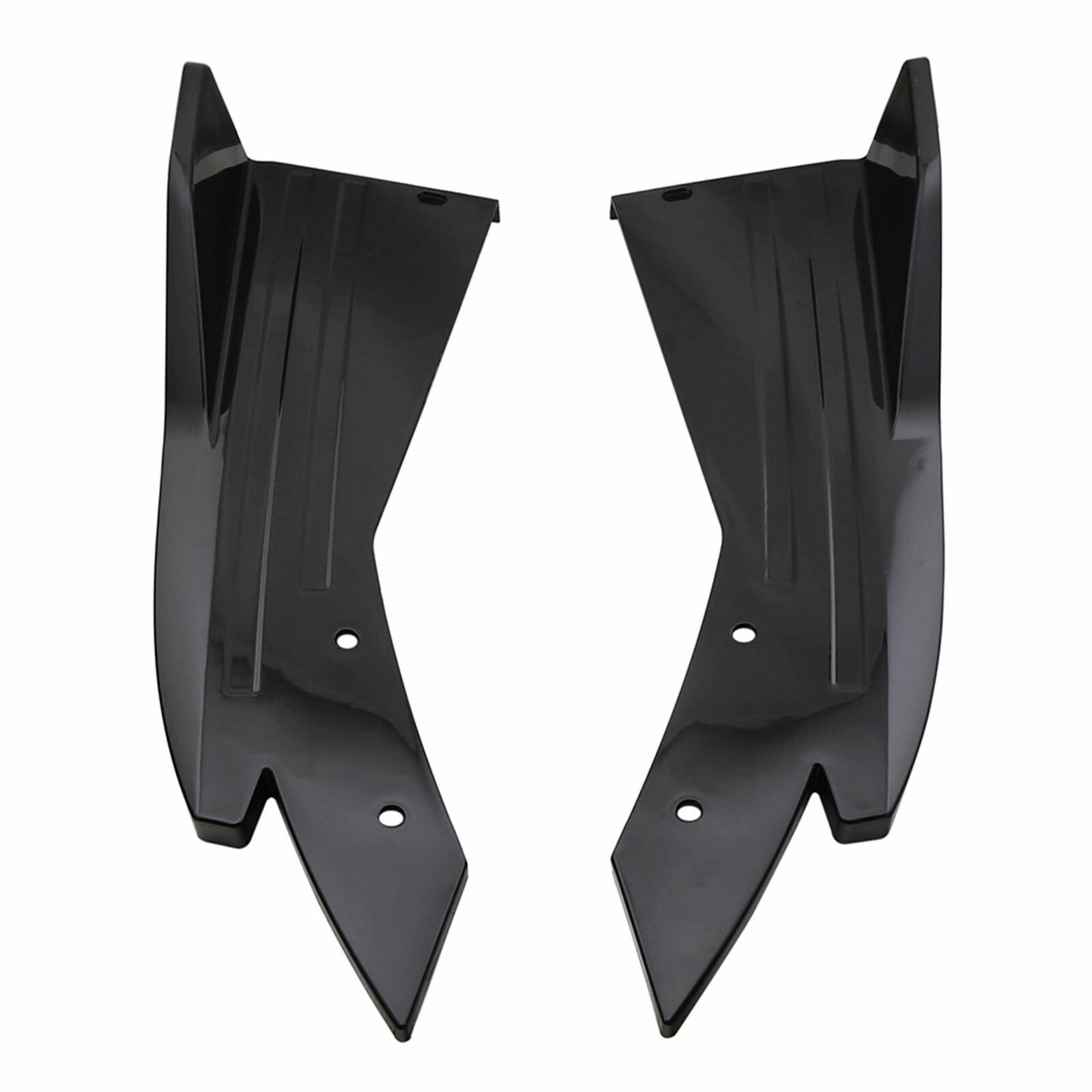 Сплиттер для губ заднего бампера Универсальный автомобильный боковой плавник