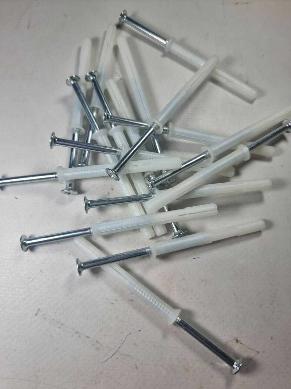 Дюбель-гвоздь белый 6*60 полукруглая гол. Torx (20 шт 1уп) Wurth, Германия