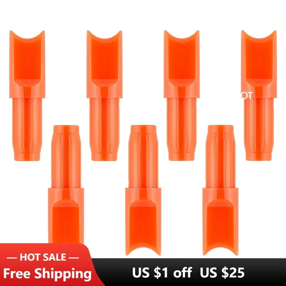 Болты для арбалета Half Moon 50/100 шт, оранжевые/черные, 6.2 мм 50pcs black