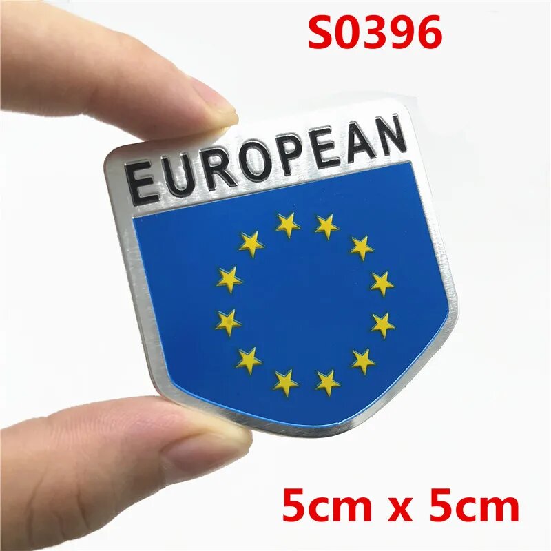 Автостайлинг флаг Европейского союза Автомобильная наклейка эмблема значок для Renault BMW VW Audi Citroen Jaguar Skoda Opel Yamaha Honda S0396