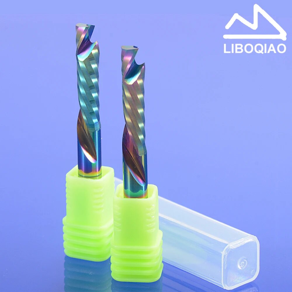 LIBOQIAO фреза вверх-вниз 3.175/4/5/6/8 мм 8x25x60L