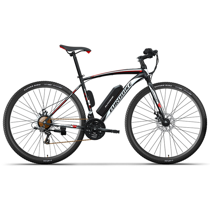 Электрический велосипед EUROBIKE EXC550, рама 700c, 21-скоростные аккумулятор 6 Ач