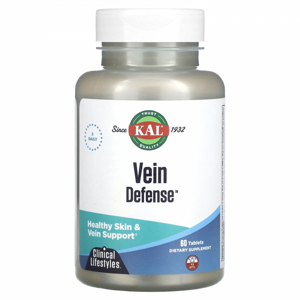 KAL, Vein Defense™, 60 таблеток