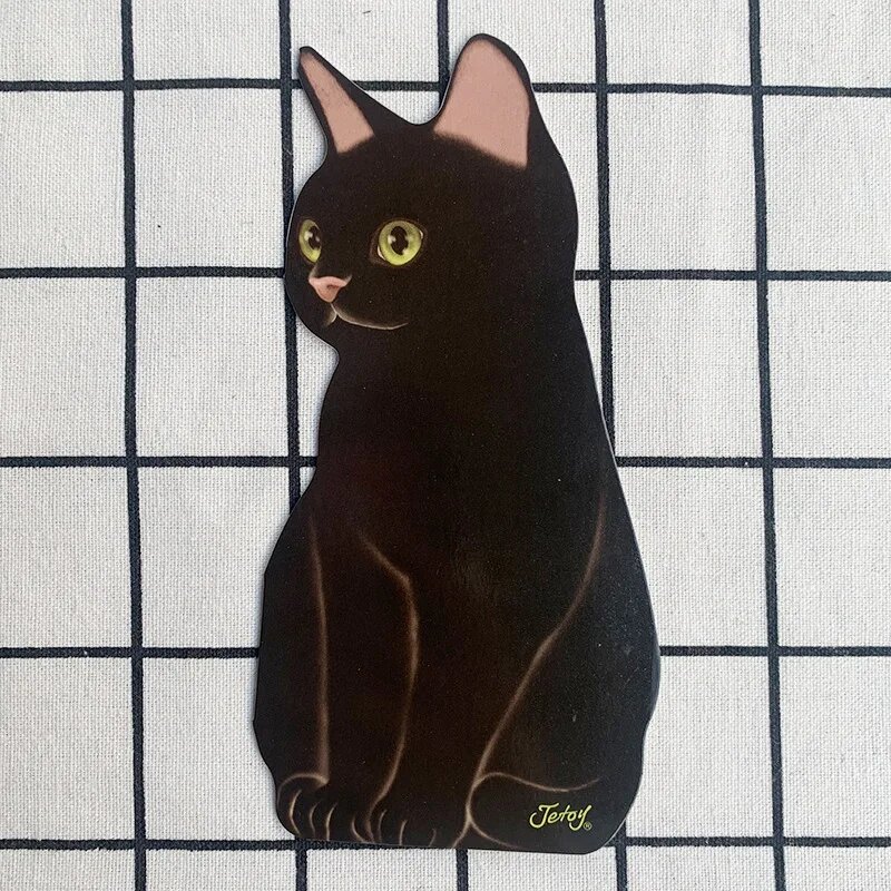 Открытки с котом MOONBIFFY Черный, Black Cat