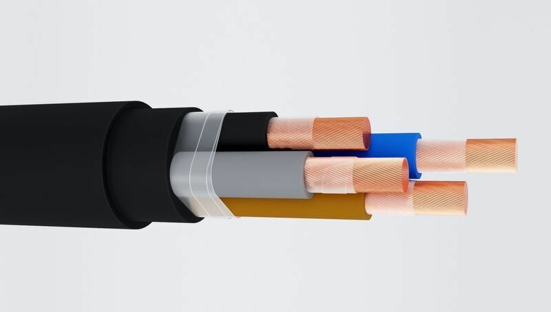 Кабель силовой КГтп-ХЛ 4х1,5-0,66, 2 м. провод медный морозостойкий для строительства и ремонта