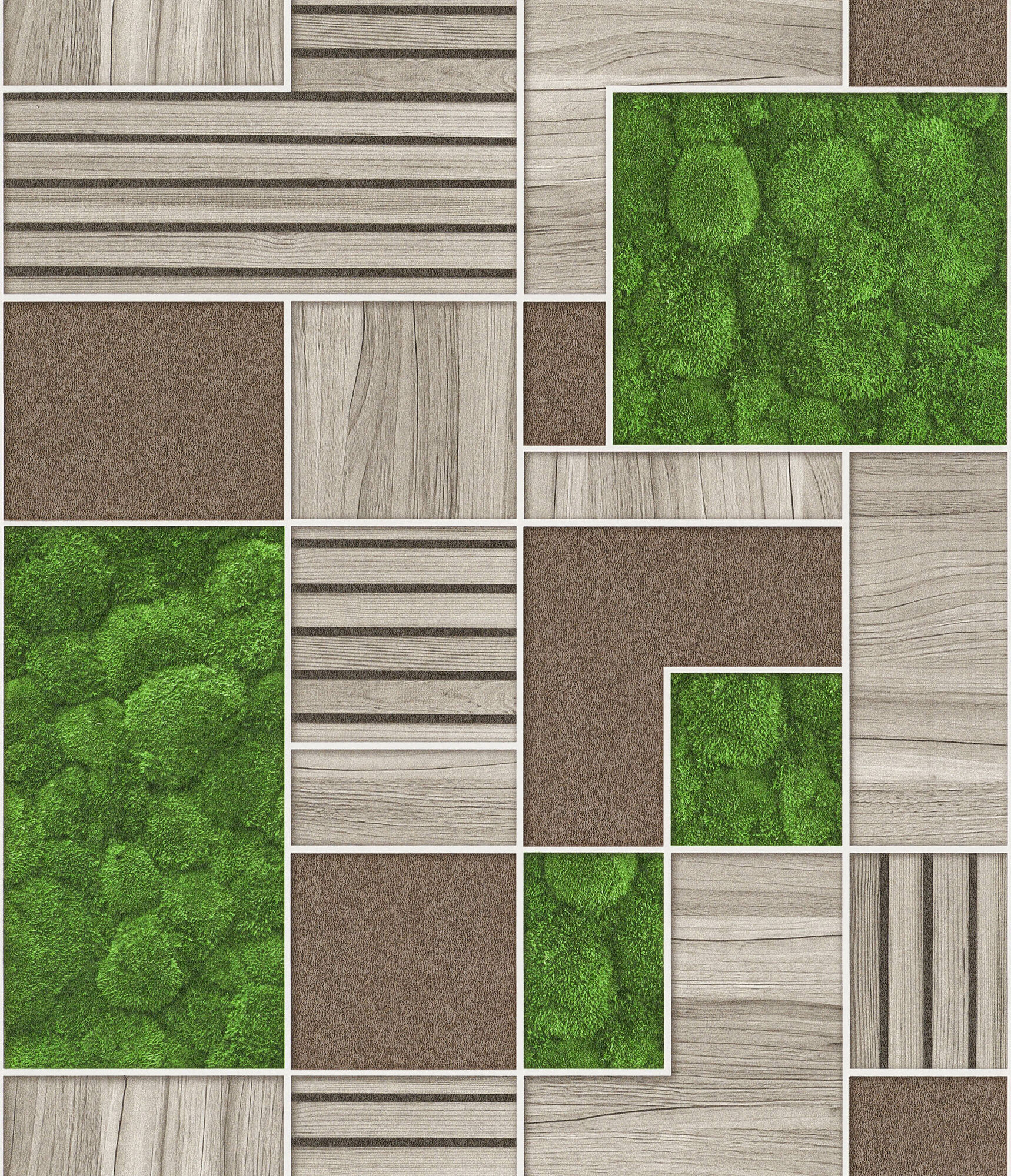 Обои бумажные, моющиеся, полуметровые, 0,53*10м, Панно 8