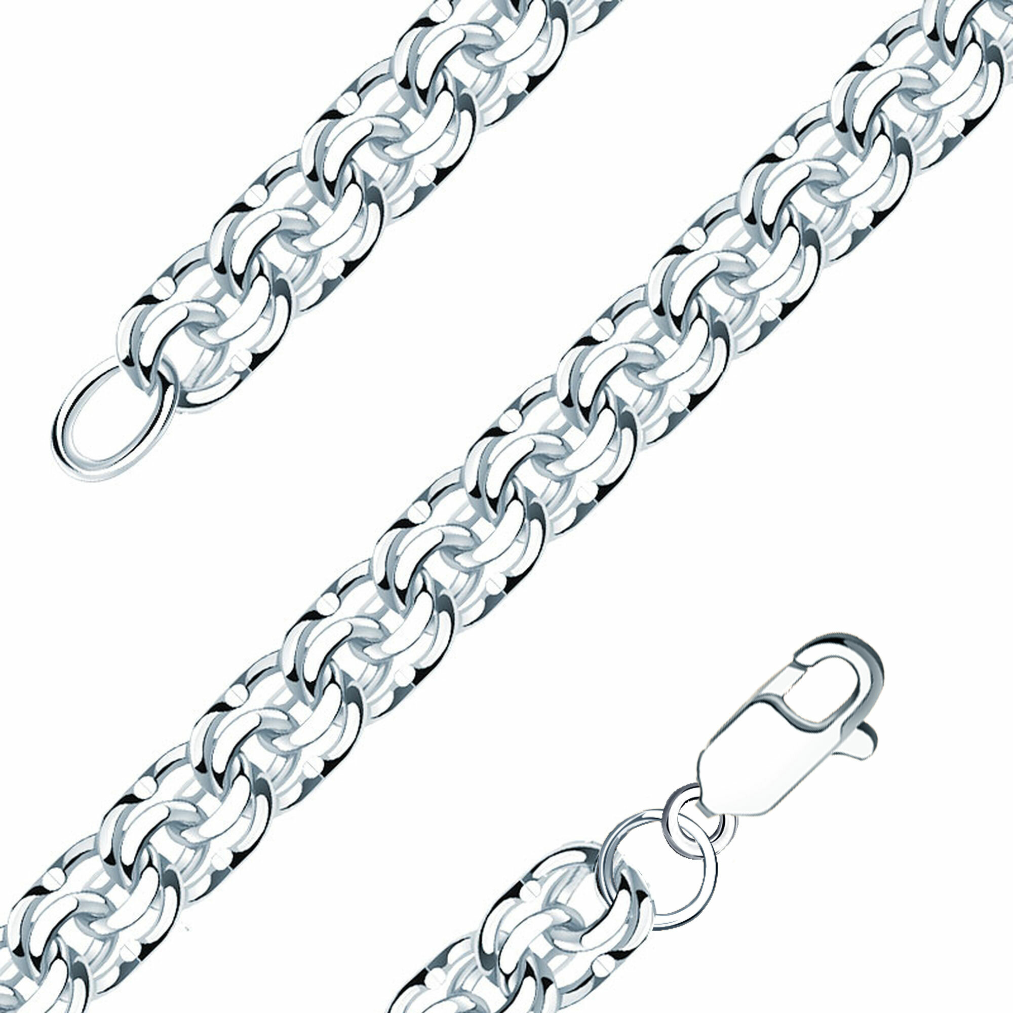 Браслет, серебро, 925 проба, родирование