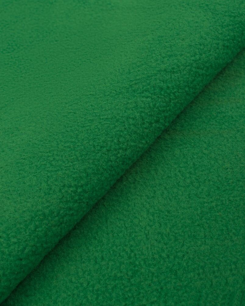 Ткань флис 180 гр, цвет зеленый. Готовый отрез 1*1,5м