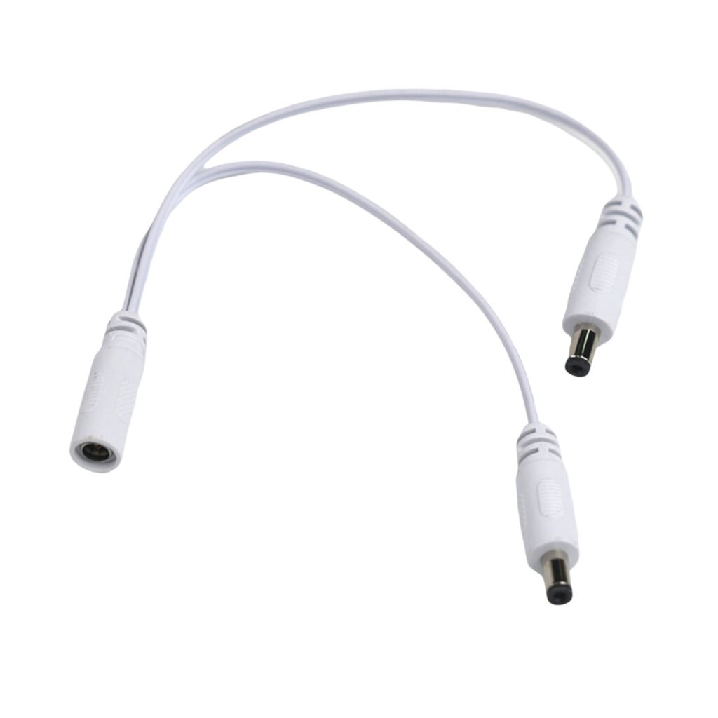 Аксессуары для питания, DC кабель 5521 разъем мужской и женский, удлинитель - один к двум, 20 см, 1 шт.