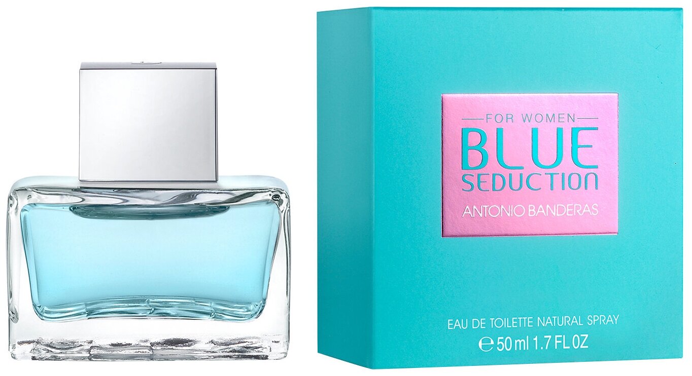 Antonio Banderas Blue Seduction for Women туалетная вода 50 мл. аромат для женщин (ref. 498)