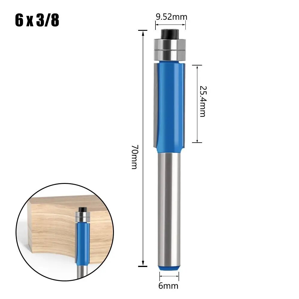 Карбидная фреза 6 мм для дерева