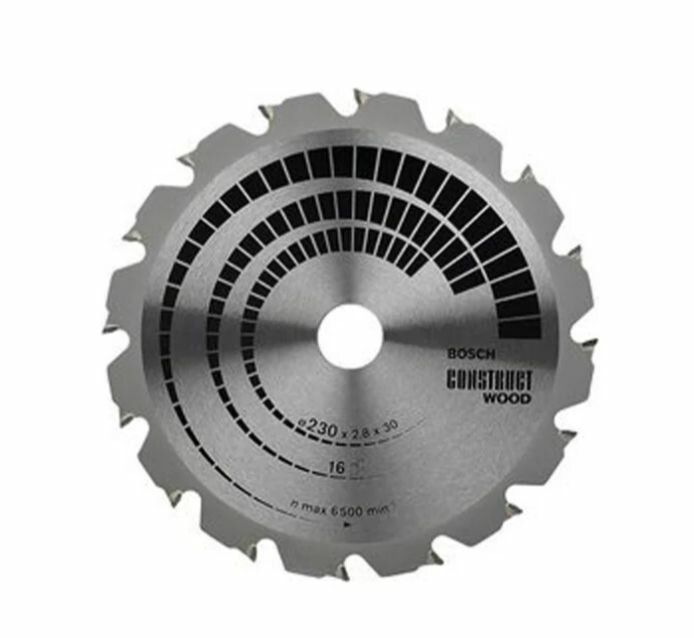 Диск пильный по строительной древесине 230х30 мм Bosch 2608640635