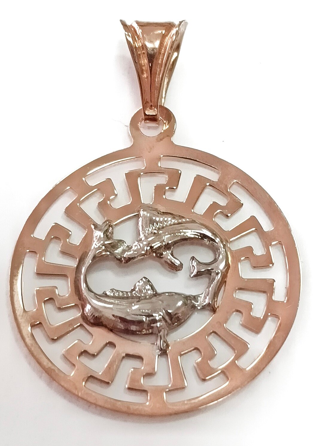 Подвеска, серебро, 925 проба, родирование, золочение