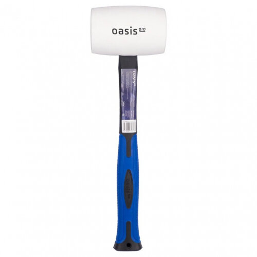 Киянка Oasis резиновая (белая) с фибергласовой рукояткой Pro 450 г_103010901007