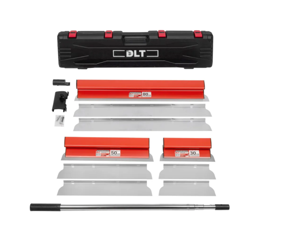 Набор №1 шпателей механизированного нанесения DLT FINISH версия PRO (лезвия 0.3, 0.5, 0.7 мм), арт.1654 new