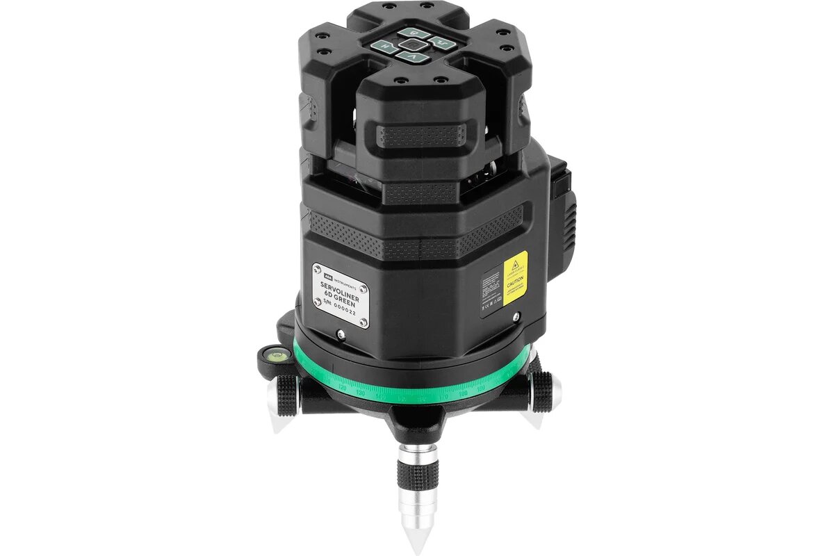 Лазерный уровень ADA Servoliner 6D GREEN А00622, зеленый луч, горизонталь 360°/4 вертикали/отвес