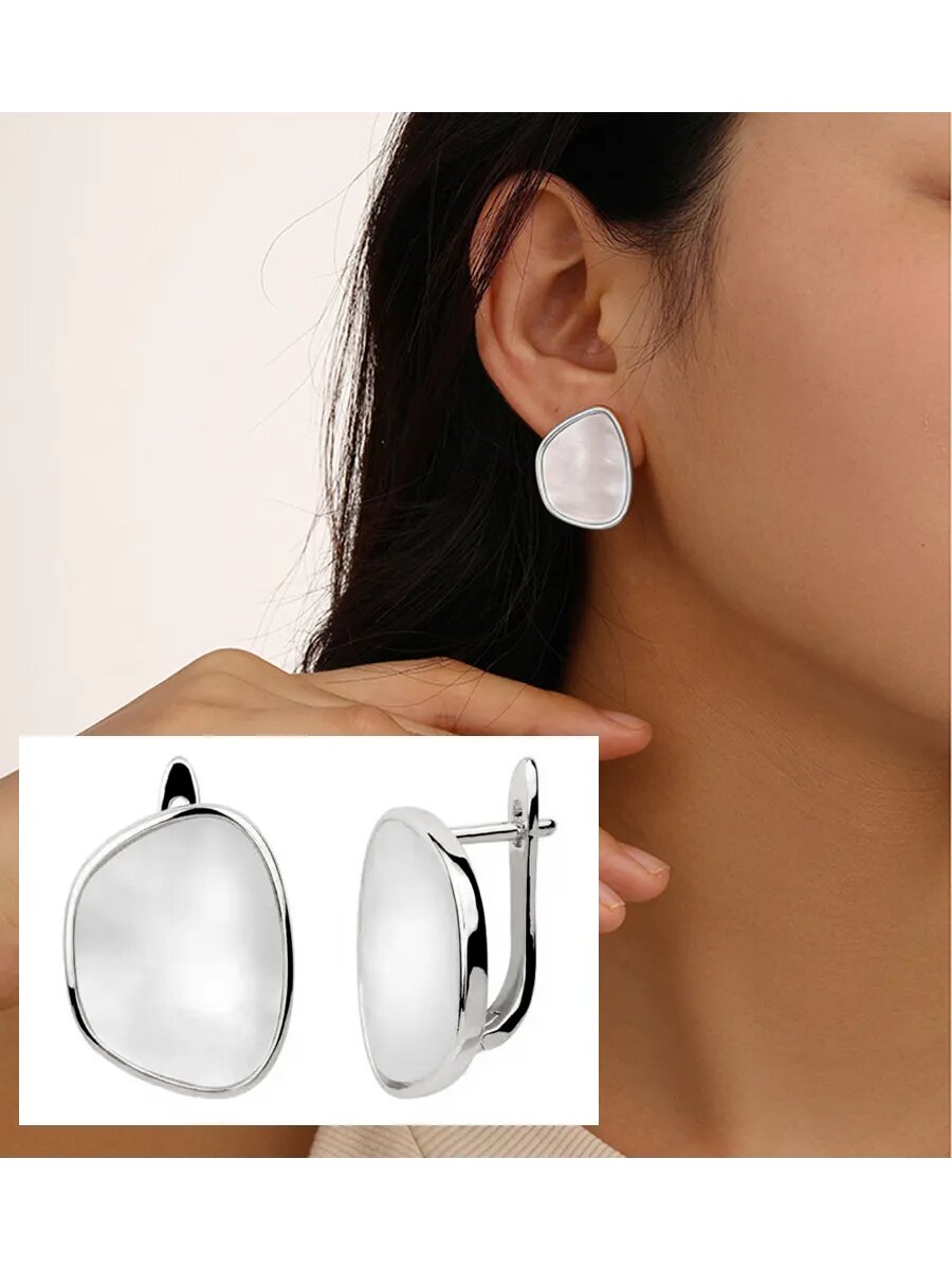 Серьги, перламутр