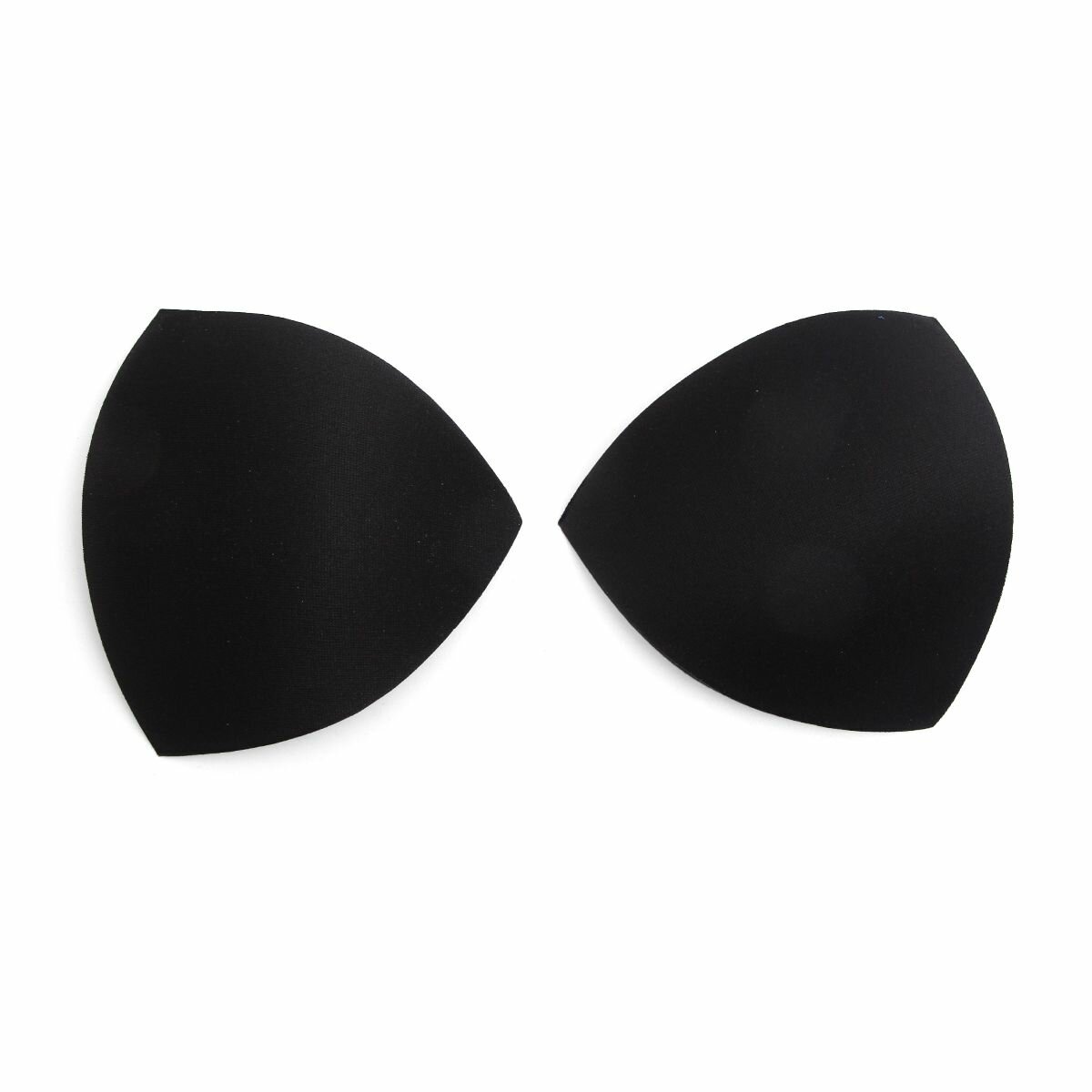 Чашечки для бюстгальтера треугольные, без уступа, с равномерным наполнением, Айрис, 8300, размер 34 (черный), 10 пар