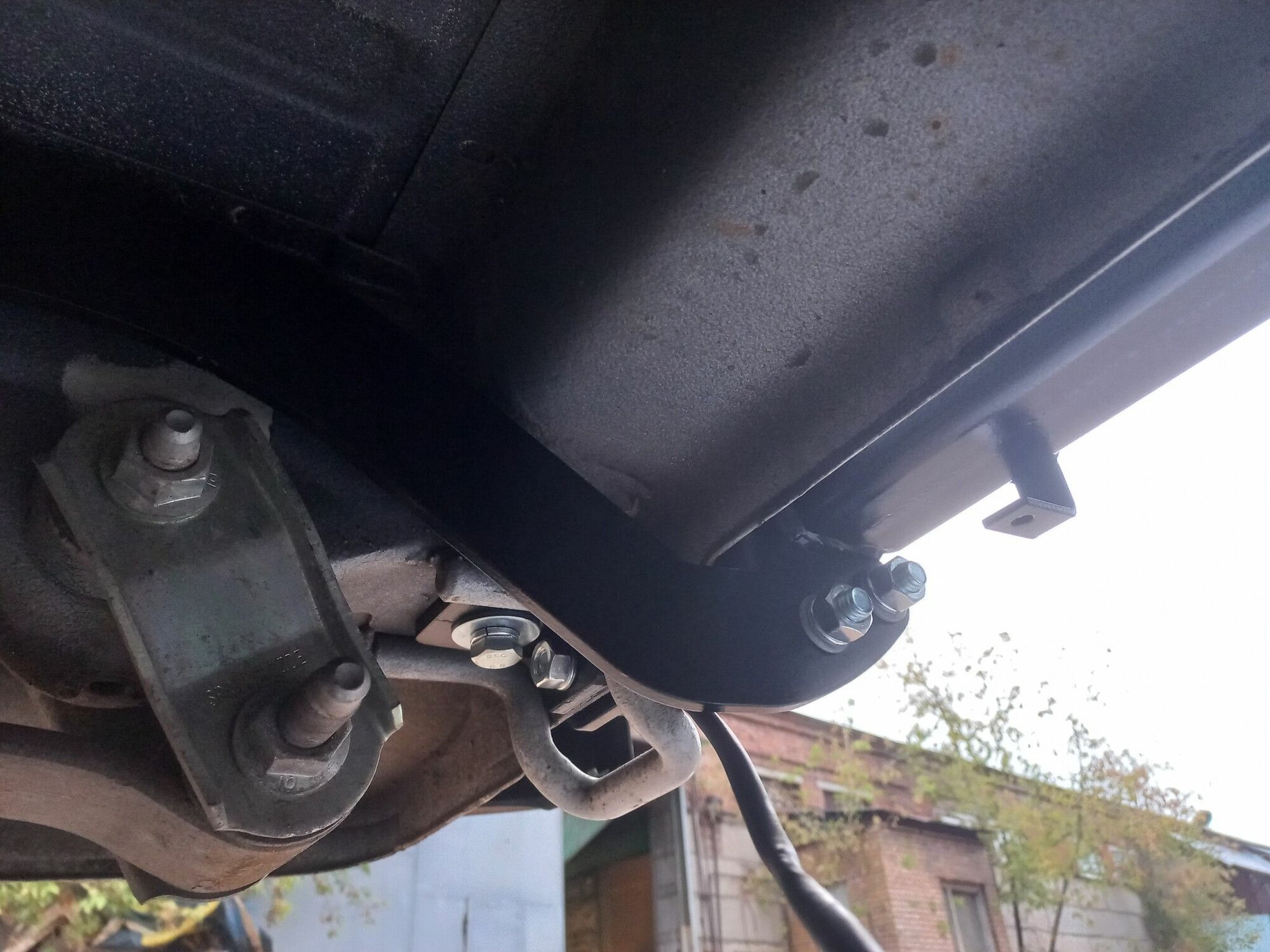 Фаркоп под квадрат для Fiat Ducato / Citroen Jumper / Peugeot Boxer, c 2006г, Бизон. FA 0340-E