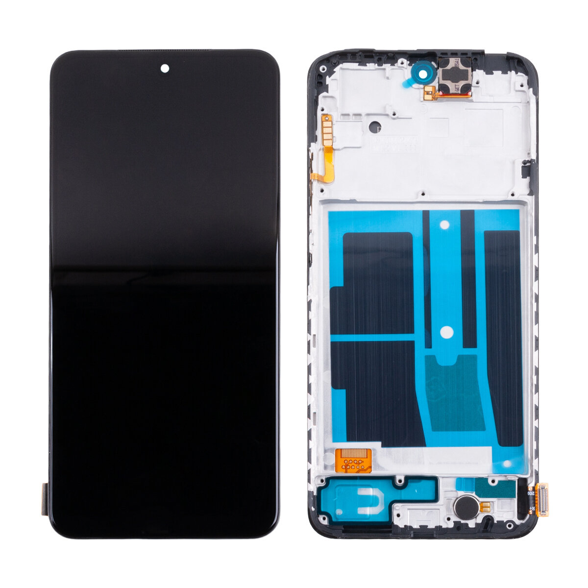 Дисплей для Xiaomi Redmi Note 11/Poco M4 Pro 4G модуль с рамкой Черный - (In-Cell) - Премиум