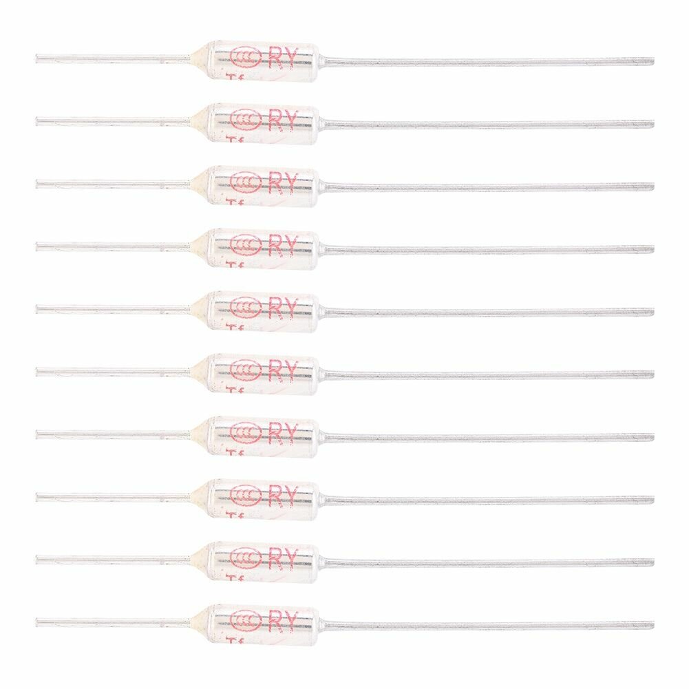 10 шт. термопредохранитель с металлическим корпусом, 250 В переменного тока, 10 А, температурный предохранитель TF 72-250 240