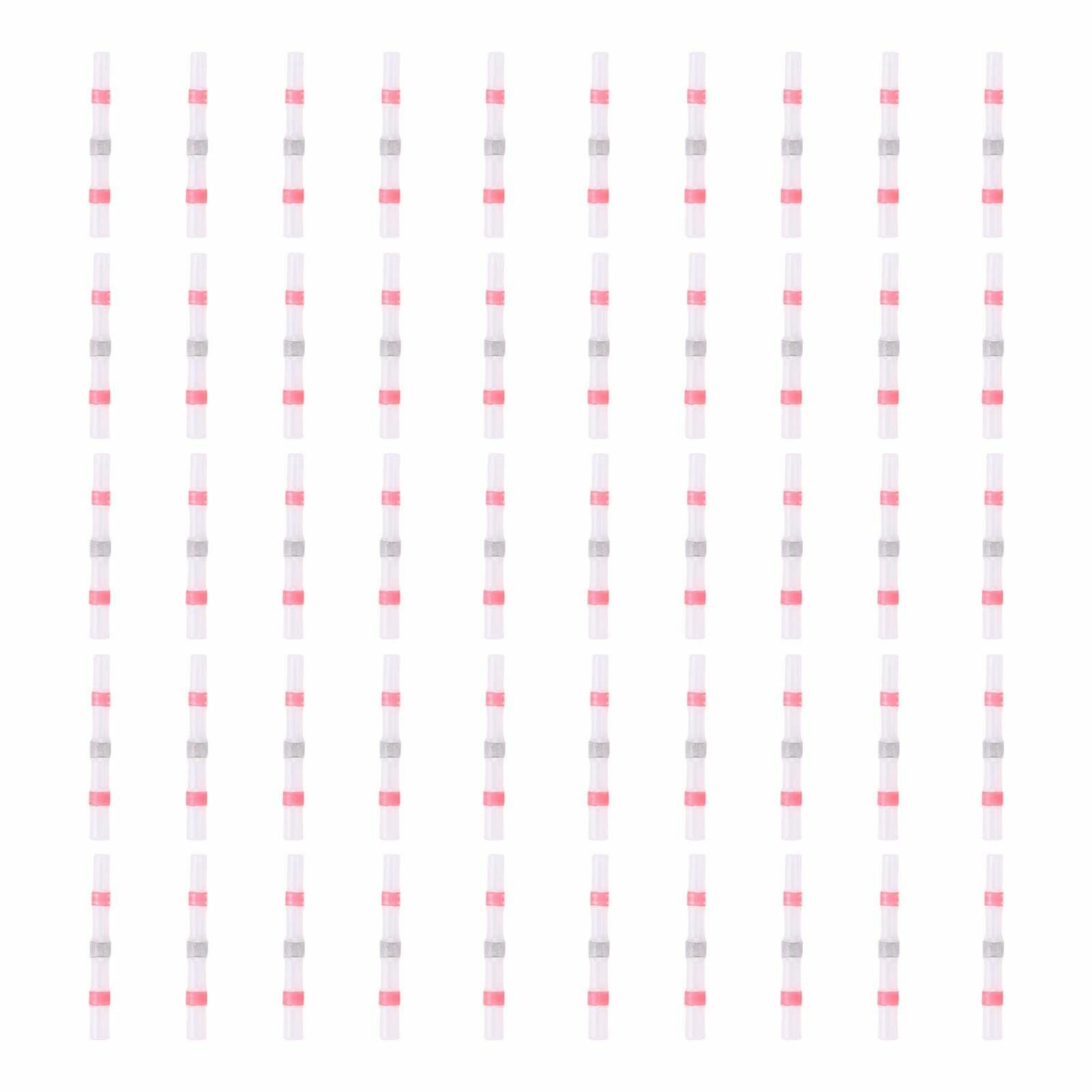 Термоусадки 50шт с припоем SST-S21 красные