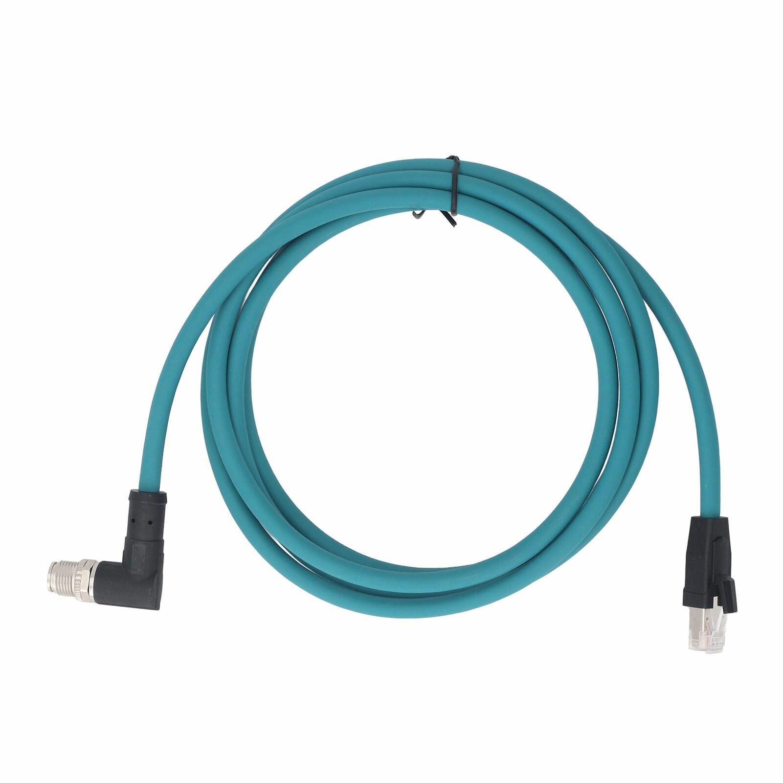 Экранированный кабель CAT6A M12-X 2м синий IP67