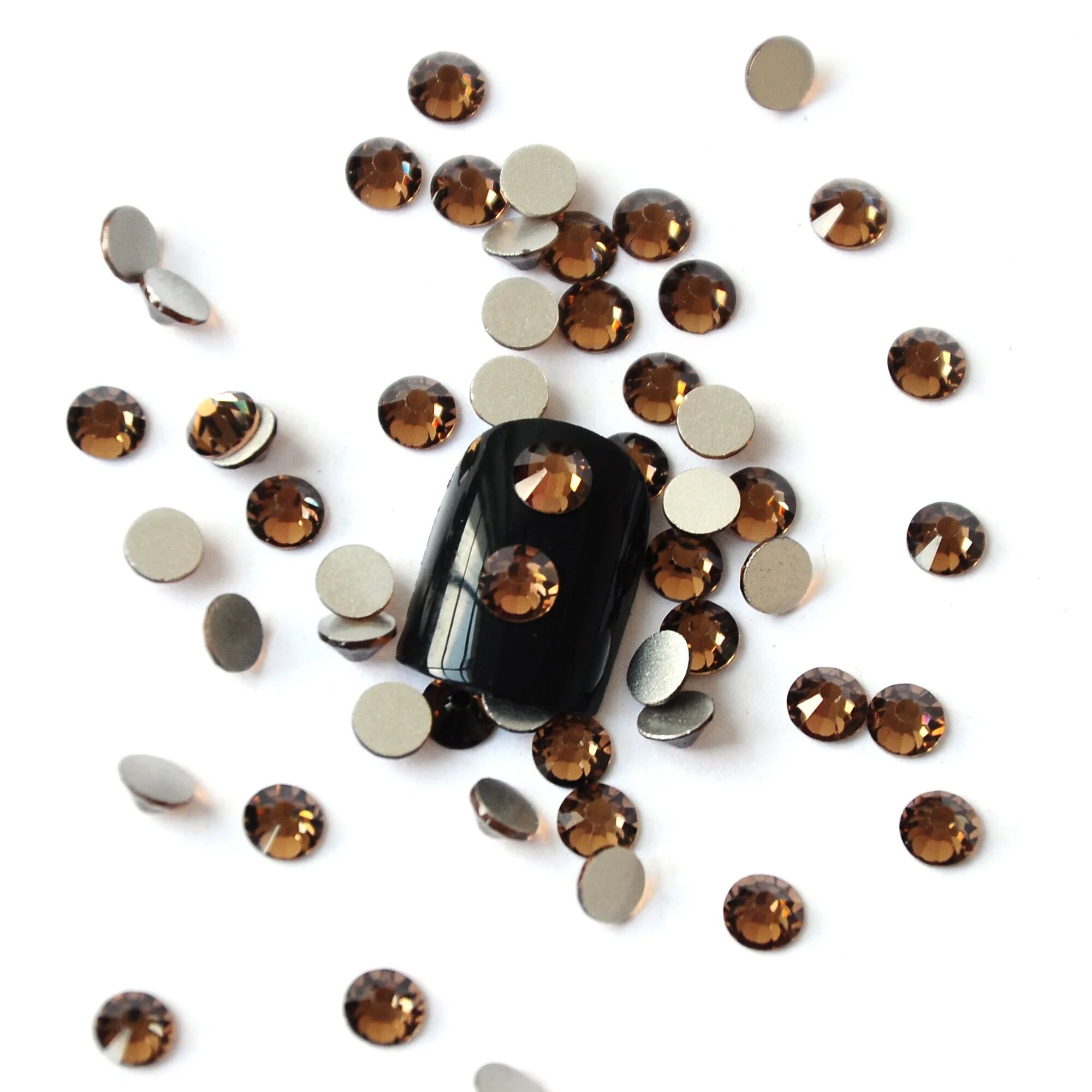 Стразы CTPA3bI дымчатый топаз SS3-SS45 набор 1440 шт SS8 1440pcs