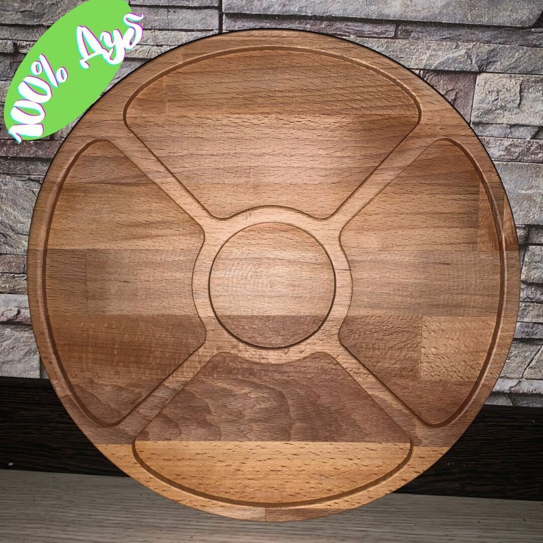 Менажница из дуба 27*27*2