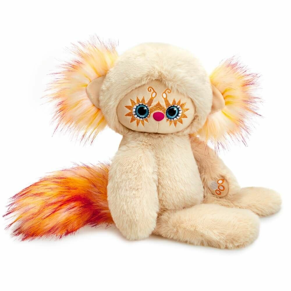 Мягкая игрушка BUDI BASA "Lori Colori", Юна, цвет Кремовый, 30 см