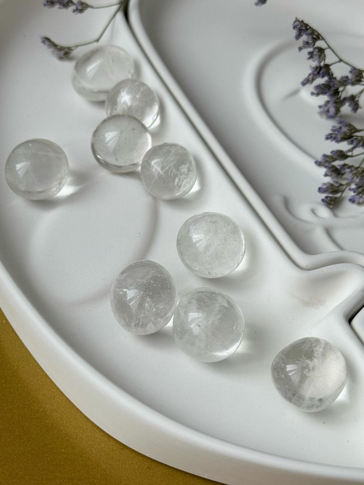 Галтовка из Горного Хрусталя (Бразилия, Гладкий, 2-2,5 см, Прозрачный)