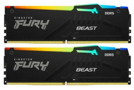 Модуль памяти DIMM DDR5-6000 64GB (32GBx2) KF560C30BBEAK2-64 KINGSTON
