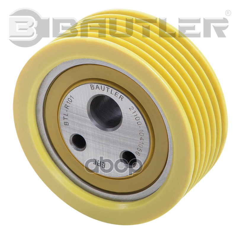 Ролик натяжителя ремня генератора для ВАЗ 2110-12, 2170 Приора с ГУР и кондиционером Bautler арт. BTLR101 - высокое