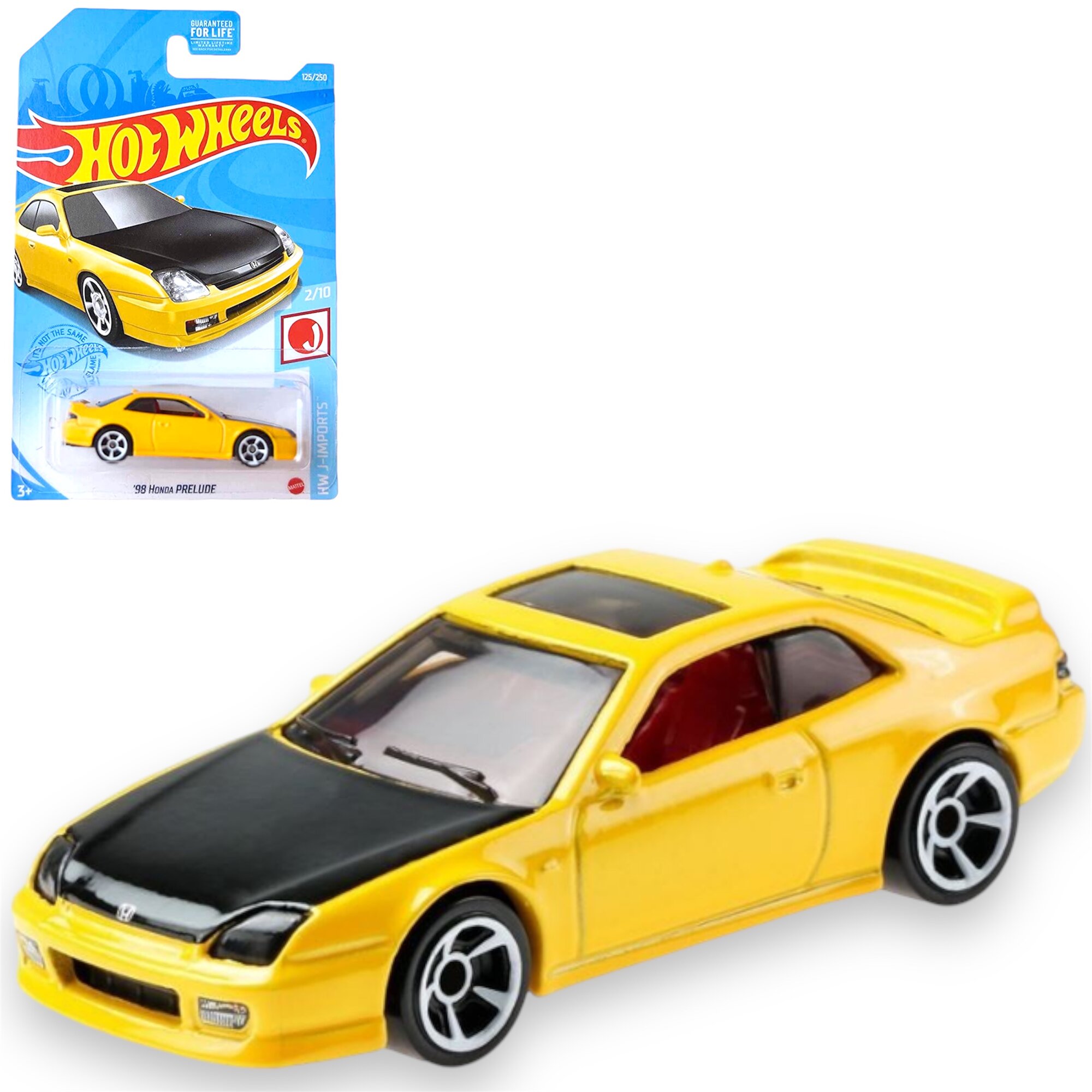 Машинка Hot Wheels Honda Prelude, коллекционная 1/64 длина 7 см TJ
