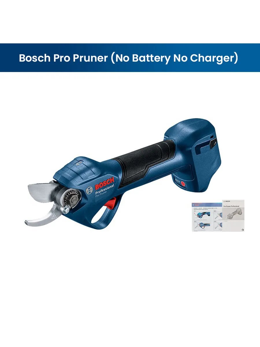 Аккумуляторный секатор Bosch ProPrune, бесщеточный двигатель