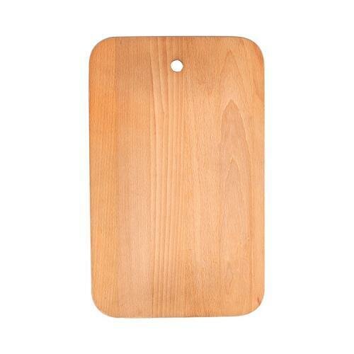 Доска разделочная, бук, высота 15, длина 400, ширина 250мм, древесн.