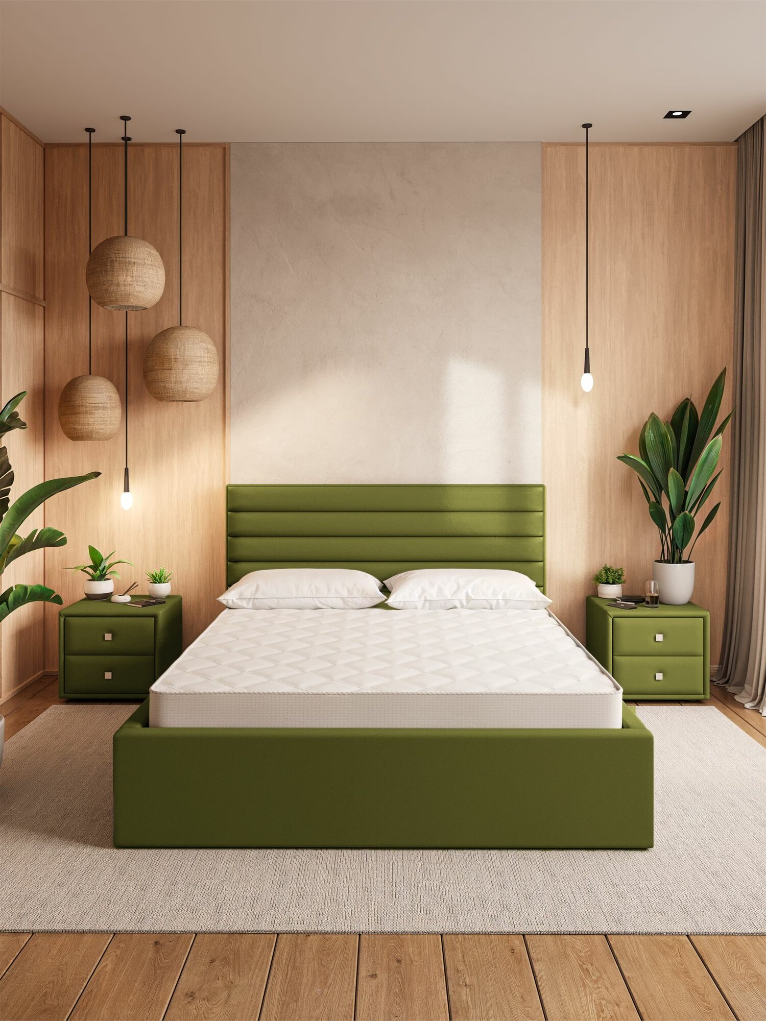 Двуспальная кровать Капелла с подъемным механизмом, микровелюр антивандальная 140х200