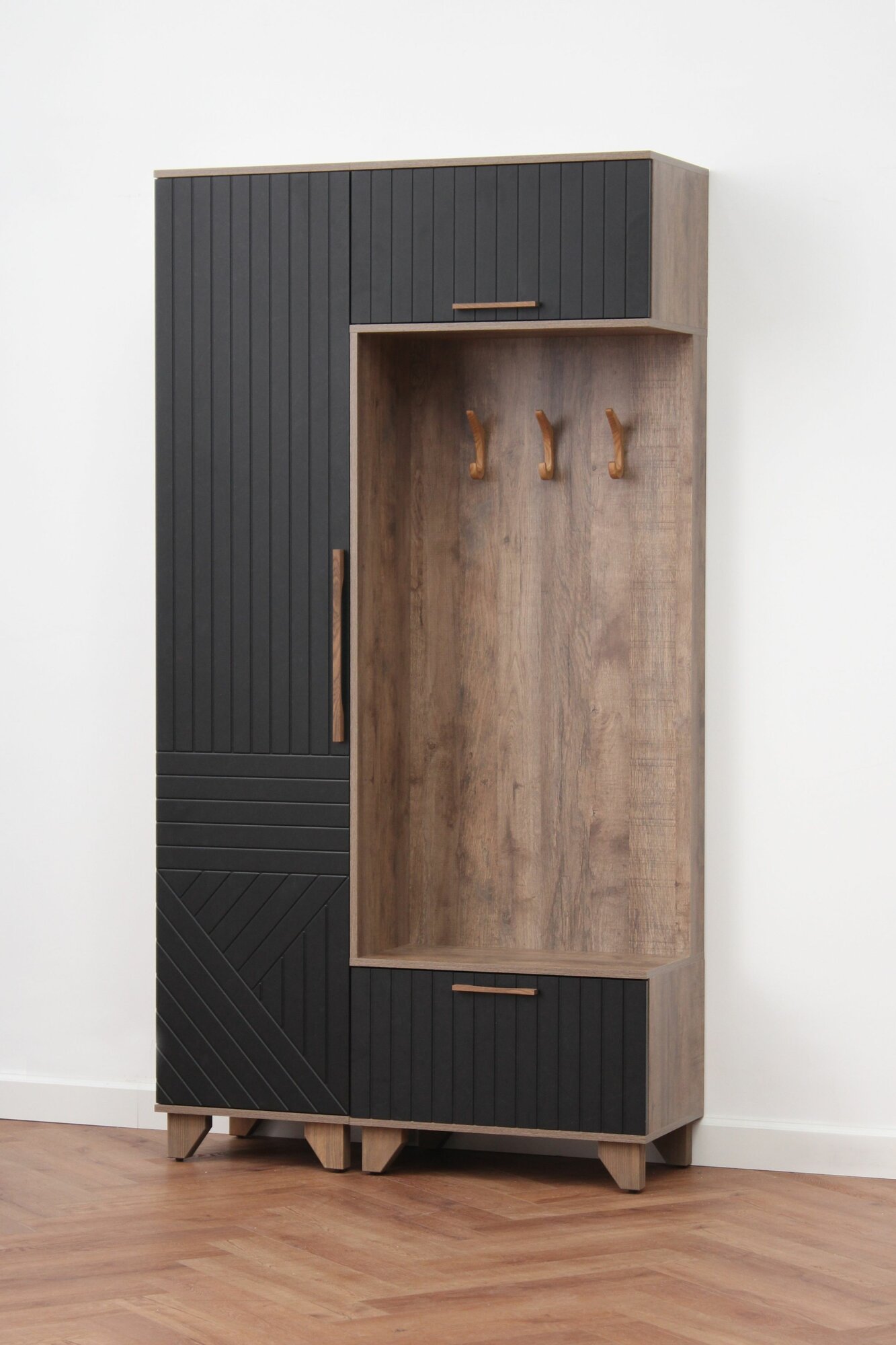 Прихожая Копенгаген 4 Самдал/Черный (Двенадцать стульев)