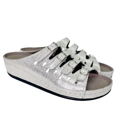 Обувь LUOMMA ортопедическая малосложная женская (туфли) арт. LM-707.038 сильвер р.40