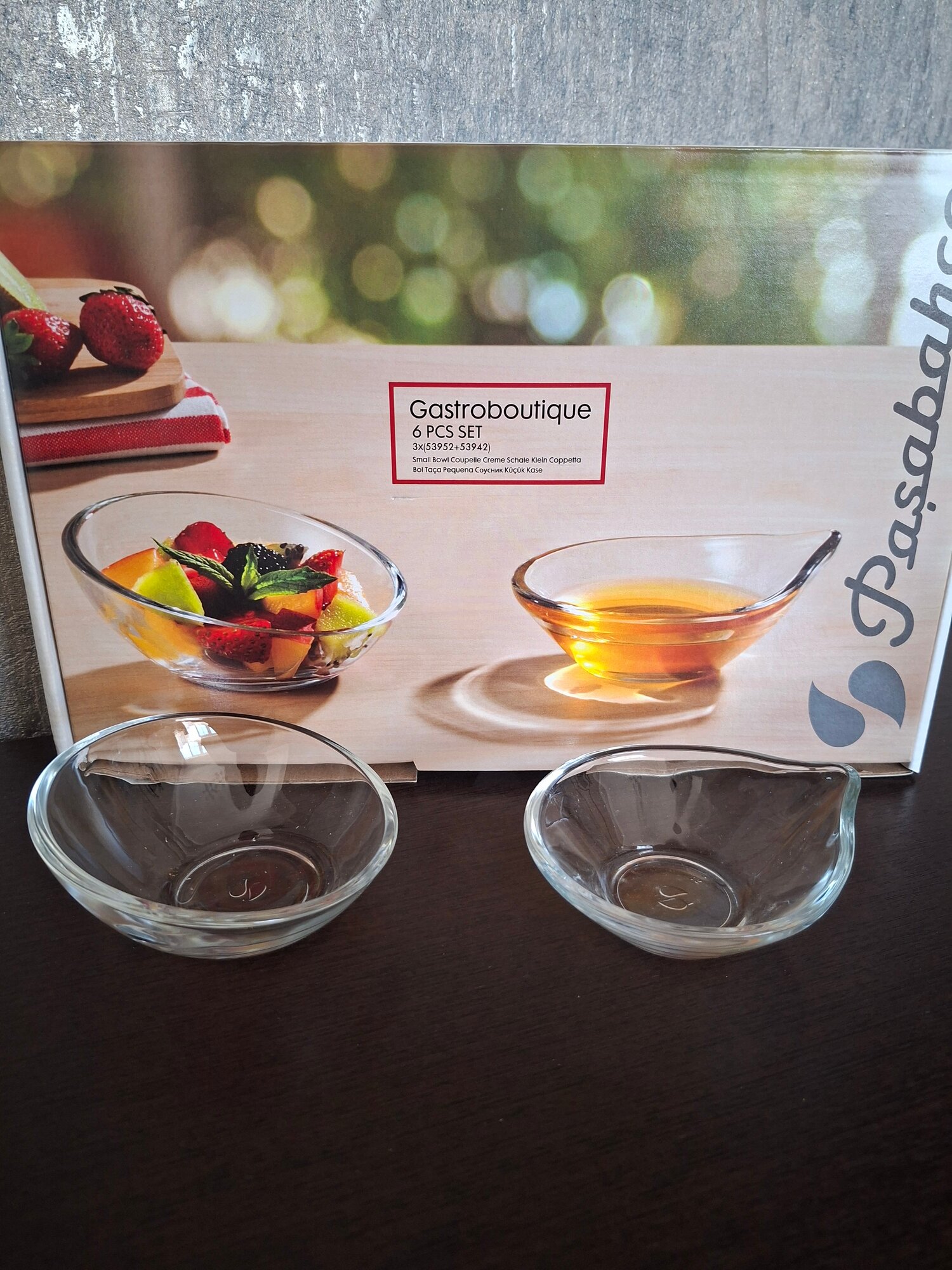 Набор соусников "Гастробутик", стекло, подарочный, 6 шт, Россия