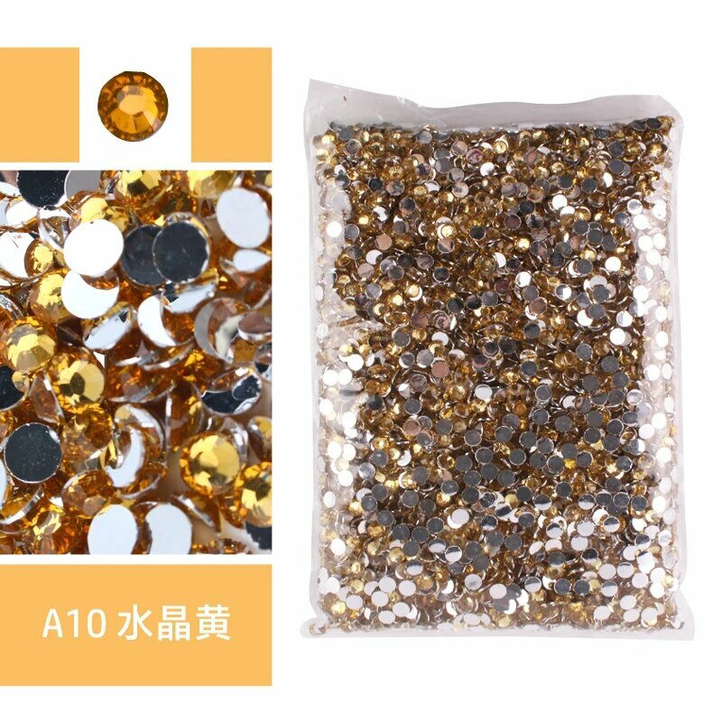 Большие Искусственные пластиковые кристаллы размером 2-6 мм без горячей фиксации