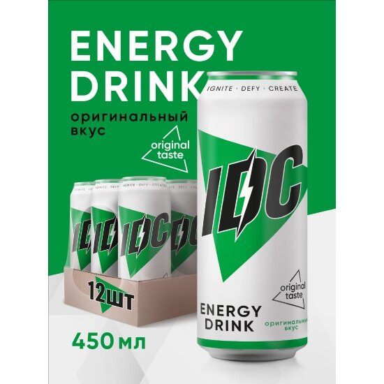 Энергетический напиток Idc Тутти-фрутти 0,45л (12 штук в упаковке)