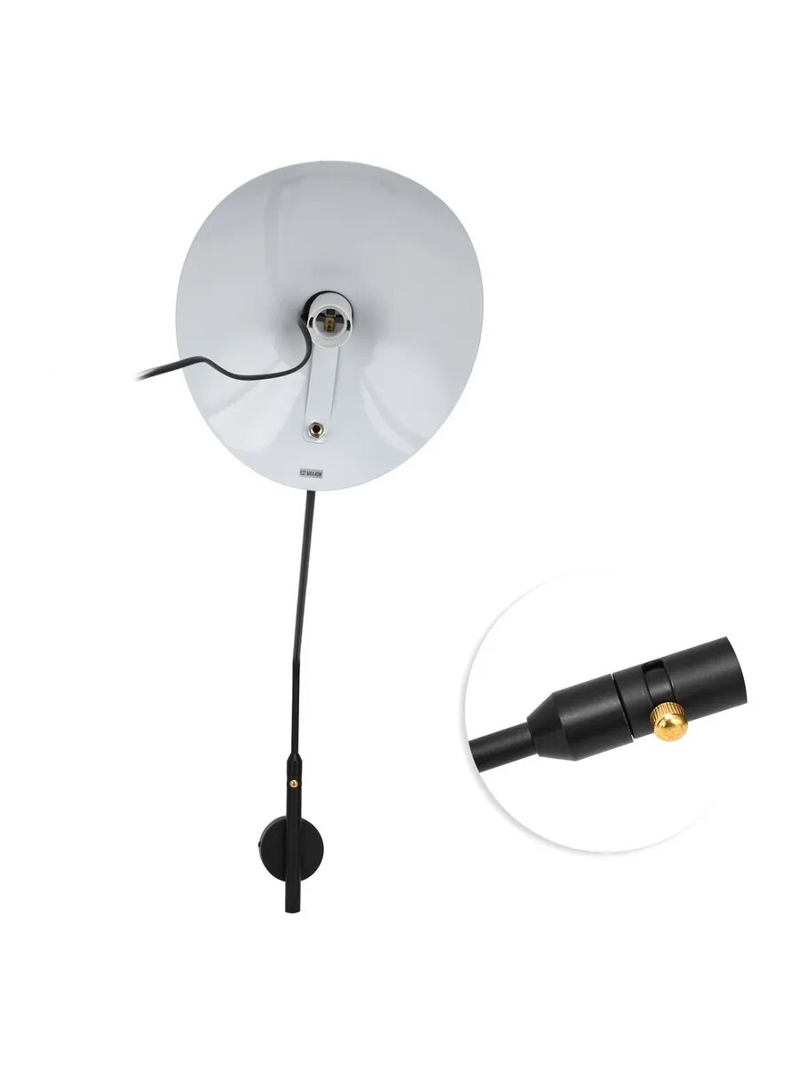 Винтажный настенный светильник из кованого железа с