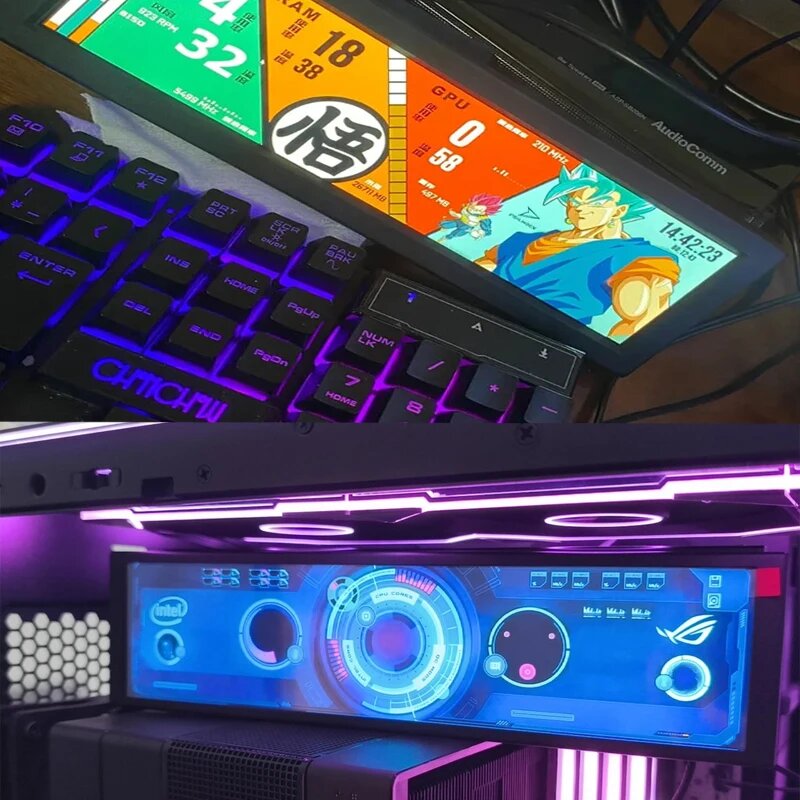 12,6-дюймовый USB-монитор AIDA64