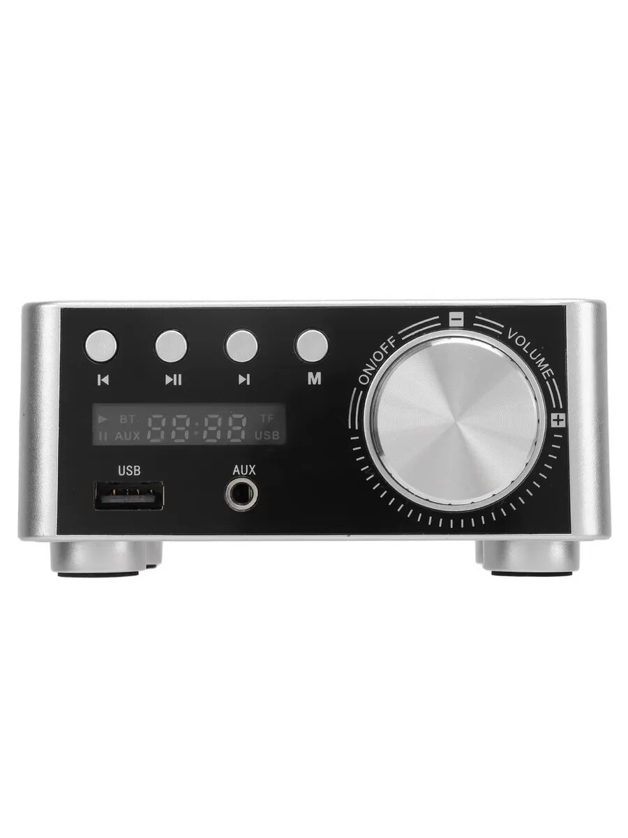 Усилитель Bluetooth Silver Mini Bluetooth 5.0 Цифровой