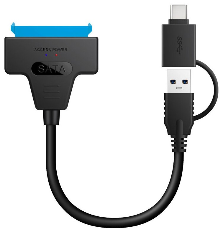 Кабель-адаптер переходник Type-C / USB 3.0 - SATA 2,5"