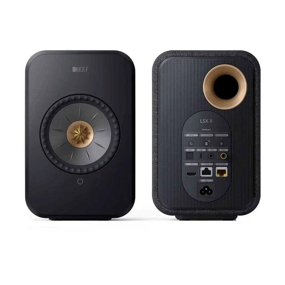Полочная акустика KEF LSX II (черный)