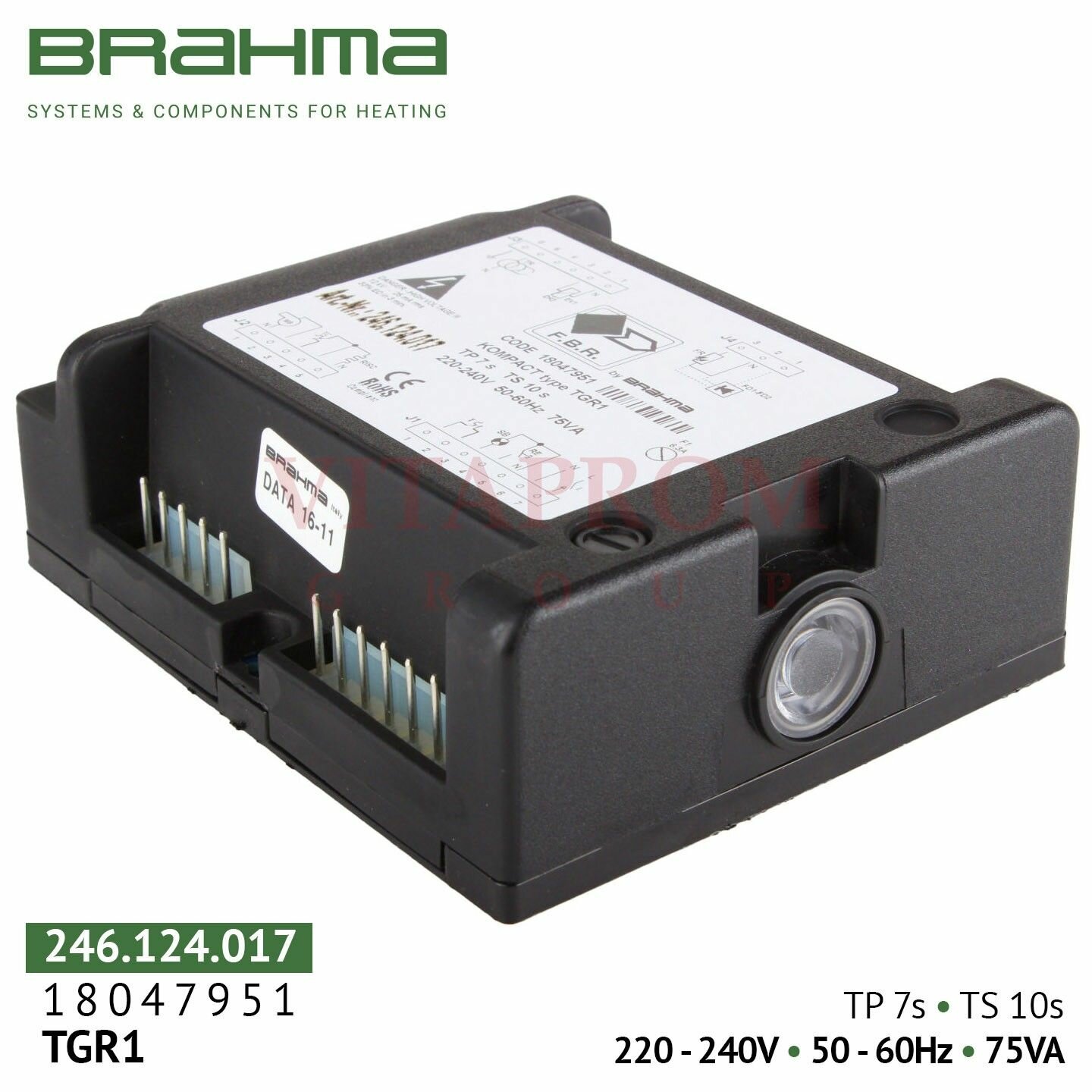 Блок управления горением Brahma TGR1, 18047951