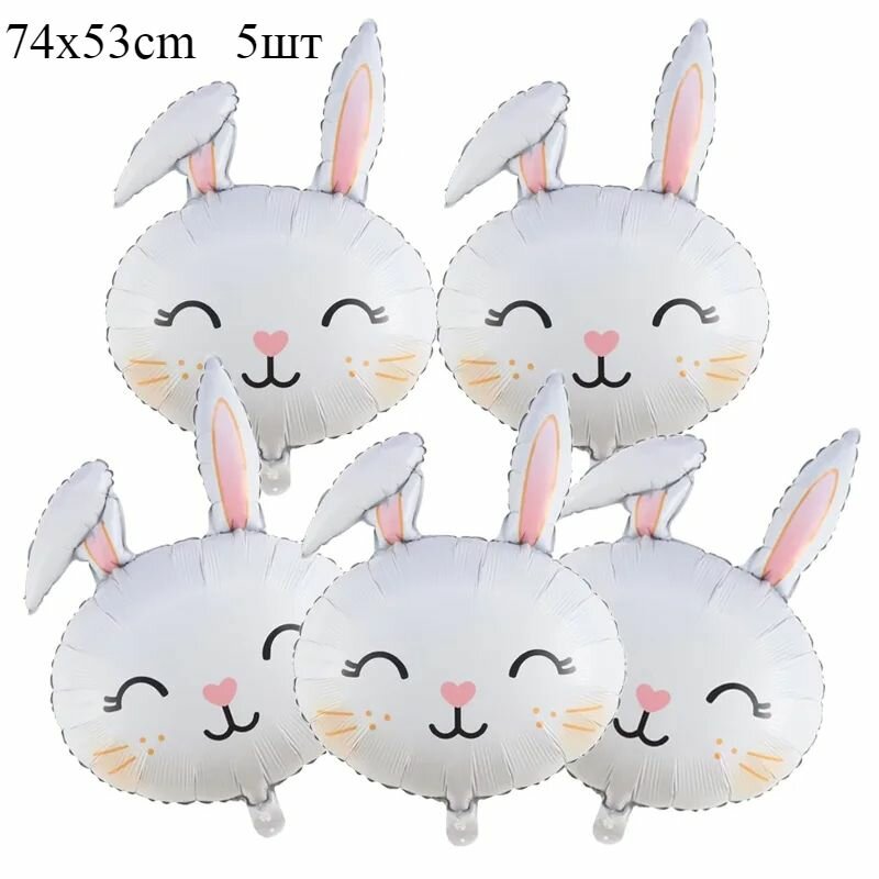 Рождественские воздушные шары из фольги, детские игрушки, старик, снеговик, пряничный человечек, 5 шт.